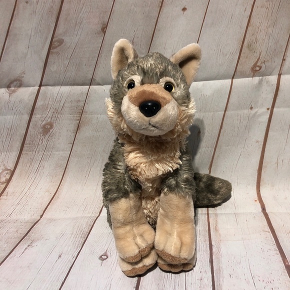 Wild Republic | Toys | Wild Republic Gray Timber Wolf Plush Stuffed ...